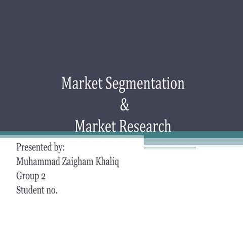 Zaigham's presentation | PPT