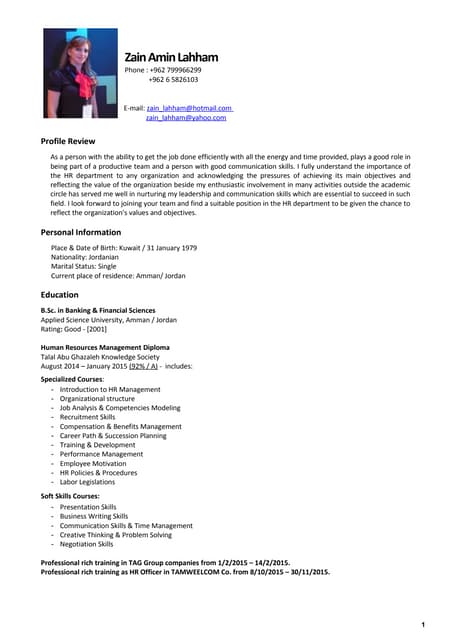 Hr Generalist _ Ezzat | PDF