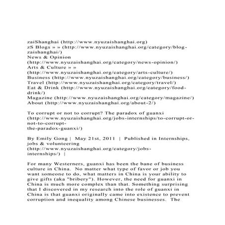 Introduction to Modern China Series #1: "Guanxi" | PPTX