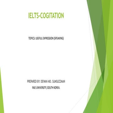Ielts Speaking | PPTX