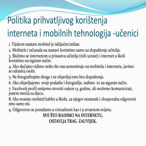 Zajednička pravila za učenike i učitelje | PPTX