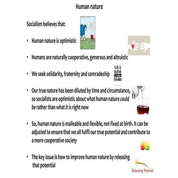 Human nature, state, society and the economy for socialists.pptx
