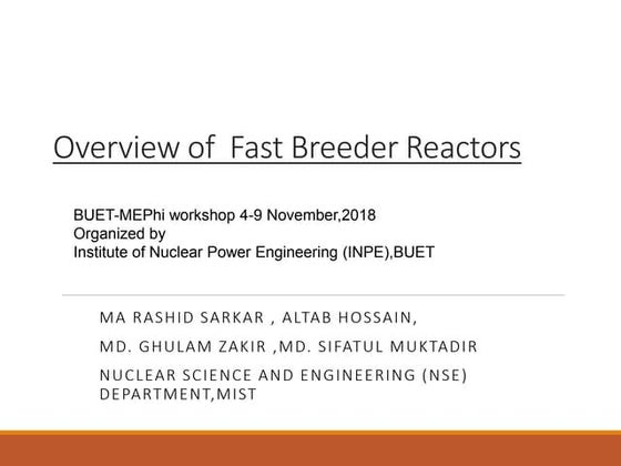 Breeder reactors | PDF | Chemistry | Science