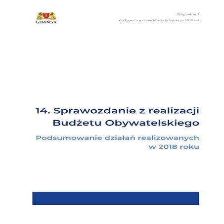Zal nr 1 sprawozdanie z realizacji budzetu obywatelskiego | PDF