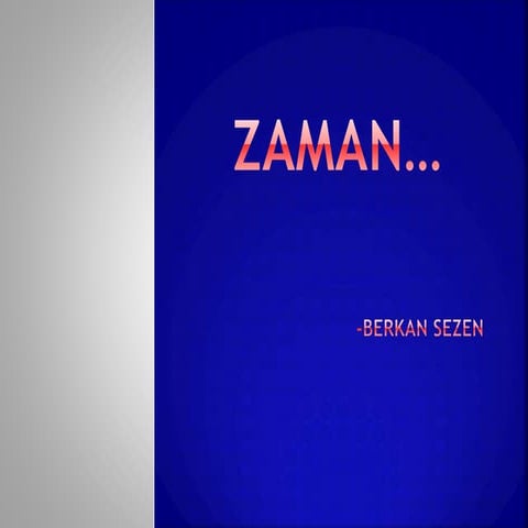 Zaman | PPTX