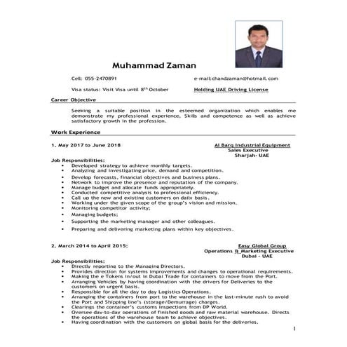 imran saeed cv | DOC