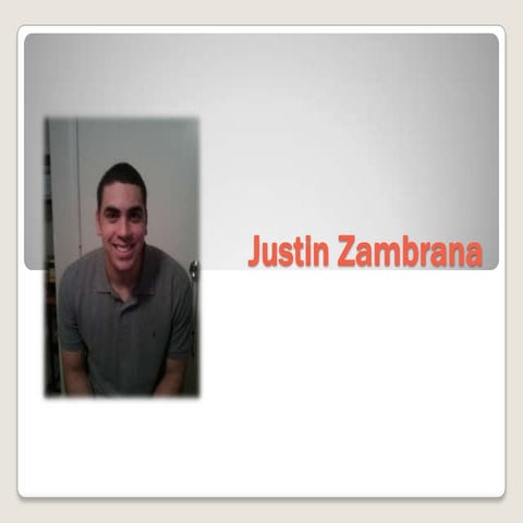 Zambrana justin visual resume (1) | PPTX