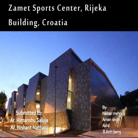 Zamet sports center, rijeka building, croatia | PPT