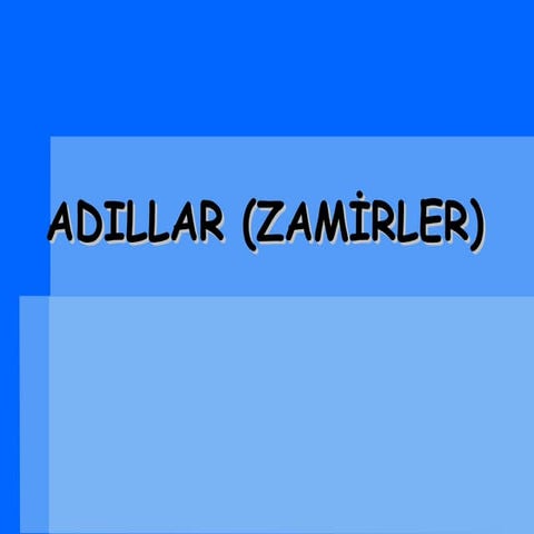 Zamirler 2 | PPT