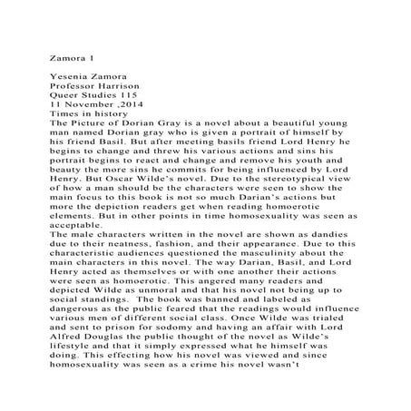 The Picture Of Dorian Gray | PPT