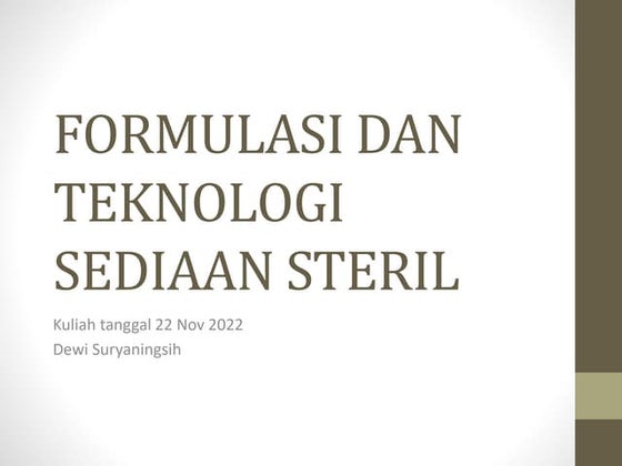 Penetapan tonisitas sediaan farmasi steril | PDF