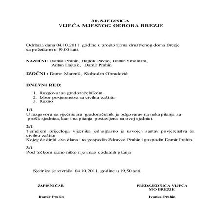 Zapisnik 30 11 | DOC