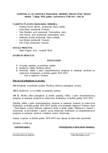 Zapisnik s 42. sjednice - 2019. | DOCX