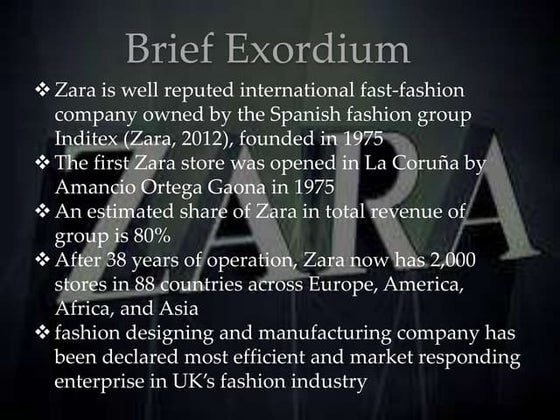 Zara presentation | PPT