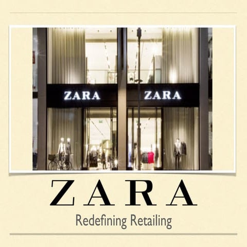 PPT on Zara | PDF
