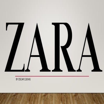 Zara 5 marketing key points | PPTX