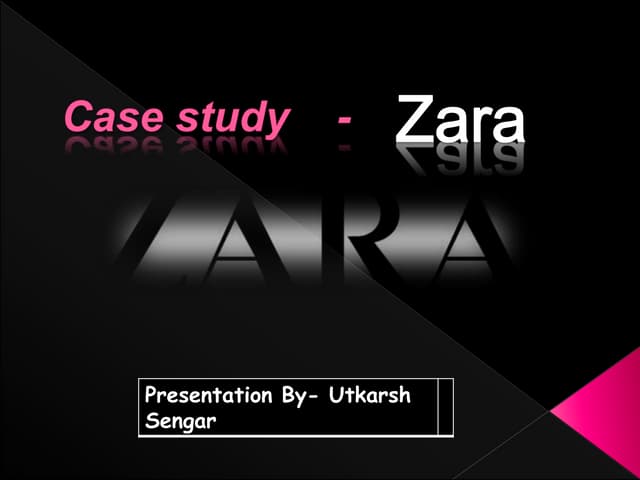 PPT on Zara | PDF