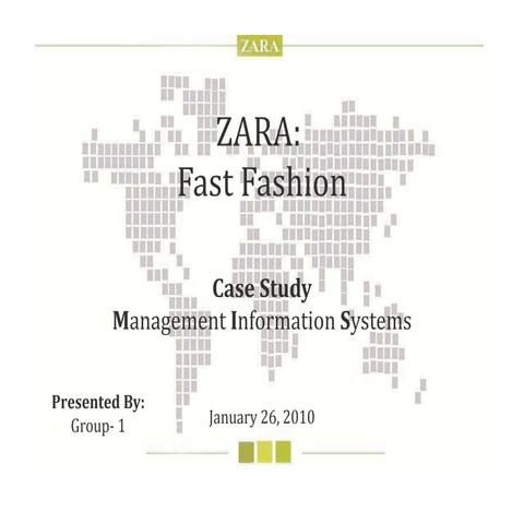 Zara Fashion : Marketing Strategy and M.I.S. | PPT