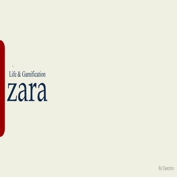 Zara&gamification | PDF