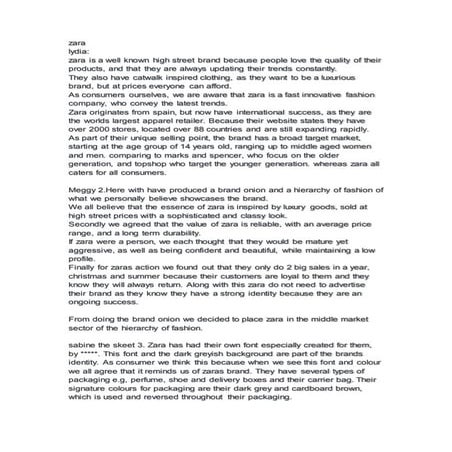 Zara script everyone | DOCX