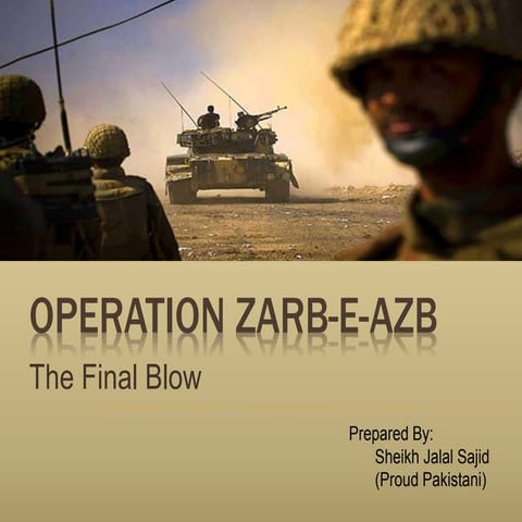 Operation Zarb-e-Azb | PPT