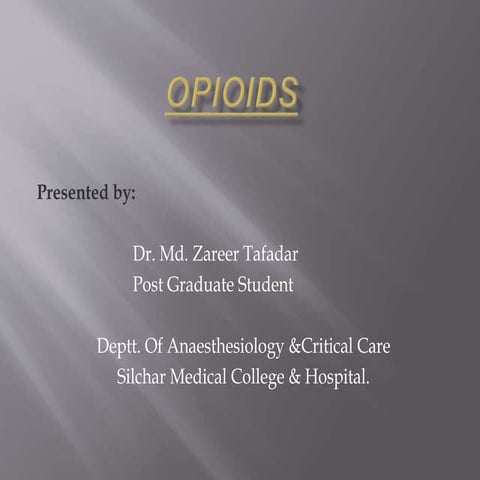 Opioids | PPT