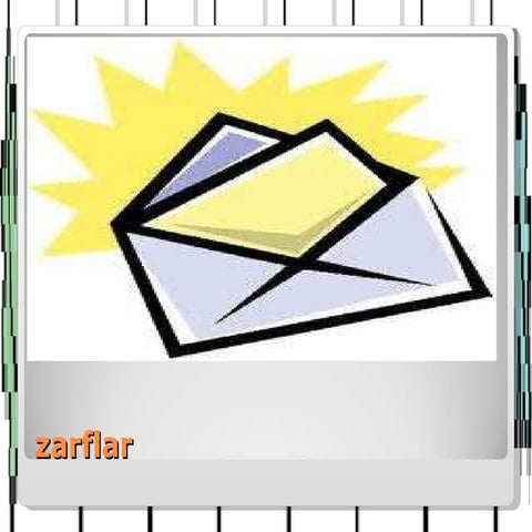 Zarflar | PPT