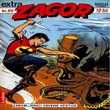 Zagor 042-043 (LUD EX 079-081) - Zarobljenici Crvene Vestice | PDF