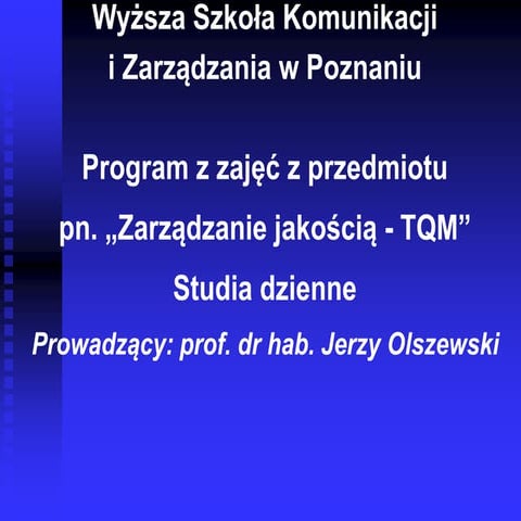 ZARZĄDZANIE JAKOŚCIĄ z chomikuj.pl. .ppt
