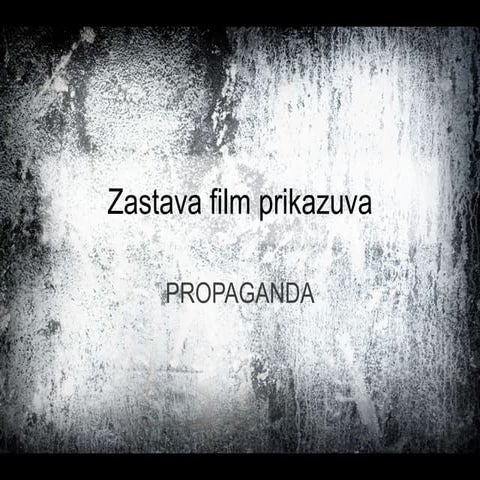 Zastava film prikazuva | PPT