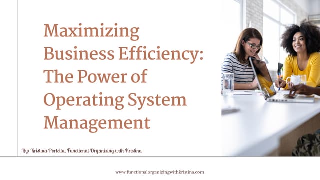 Maximizing Business Efficiency: The Power of Operating System ... Maximizing Business Efficiency: The Power of Operating System ...