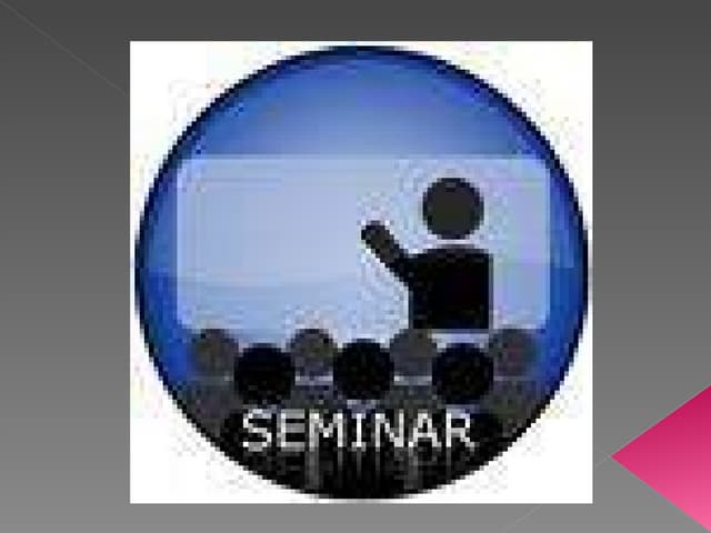 How to conduct seminars | PPTX