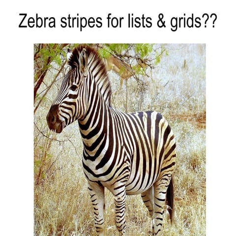 To Zebra or Not To Zebra? | PPT