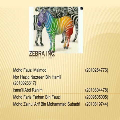 Zebra inc | PPTX | Wearable Technology | Consumer Electronics