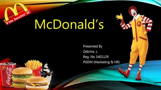 Mc donalds | PPTX | Business | Business and Finance