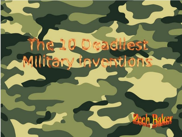 World War 1 Technology | PPT