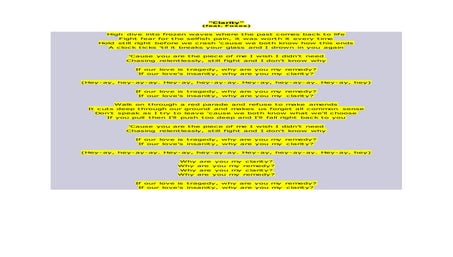 Clarity Full Lyrics