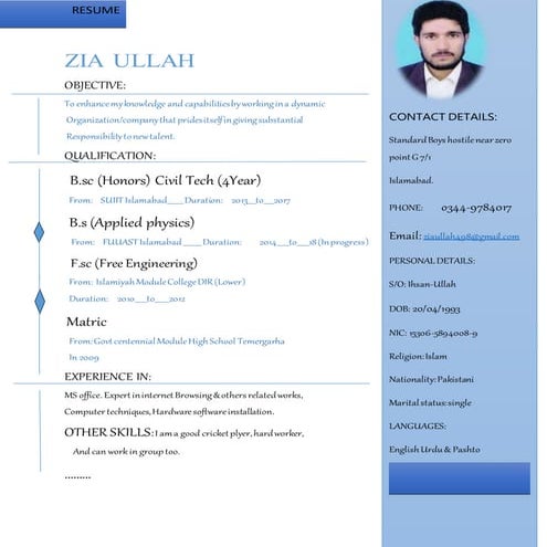 cv | DOCX | Islam | Religion & Spirituality