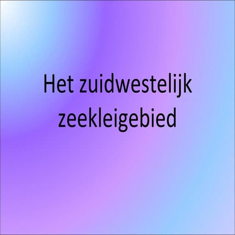 Grondwater introductie | PPTX