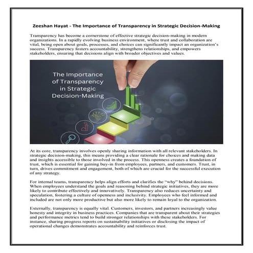 Zeeshan Hayat - The Importance of Transparency in Strategic Decision-Making.pdf