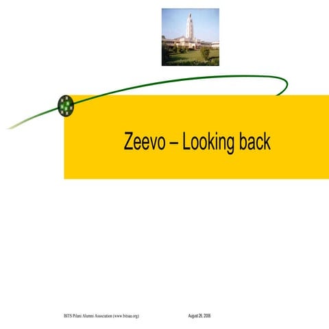 "Zeevo: A Startup's journey" by Vikram Gupta | PPT