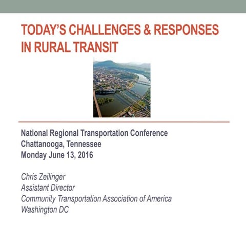 Today's Challenges and Responses in Rural Transit | PPTX | Personal Finance