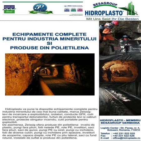 Produse minerit / polietilena - Zeissig | PDF