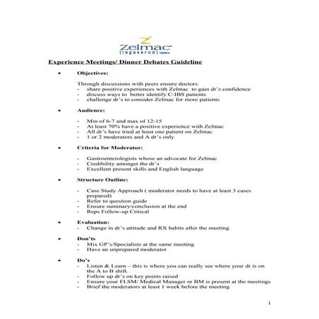 Zelmac dinner debate_guidelines_intranet | DOC