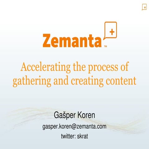 Zemanta Fast Track To Social Publishing | PDF