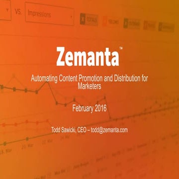 Todd Sawicki, Ceo at zemanta at Zemanta