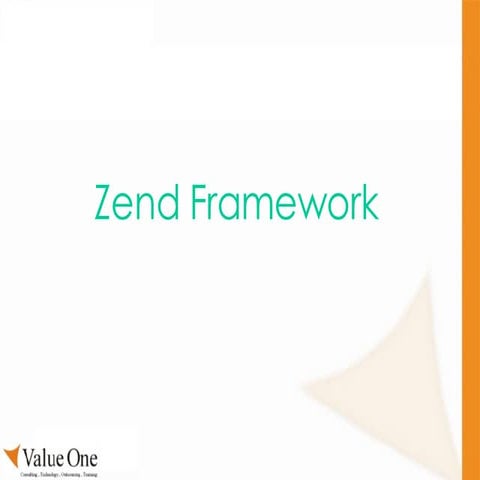 Zend Framework Ppt 1528