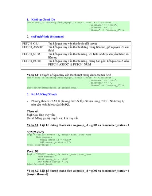 Zend db | PDF Zend db | PDF