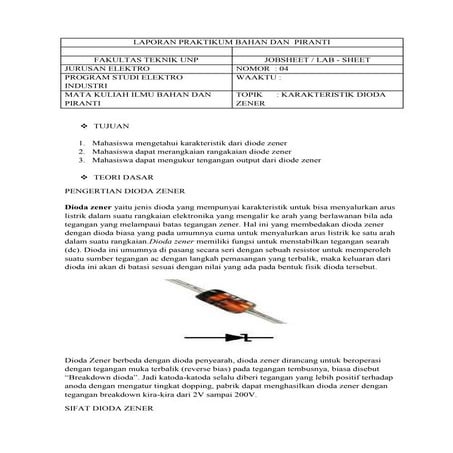 dioda zener | DOCX