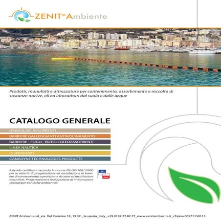Zenit ambiente cat. gen. schede tecniche | PDF